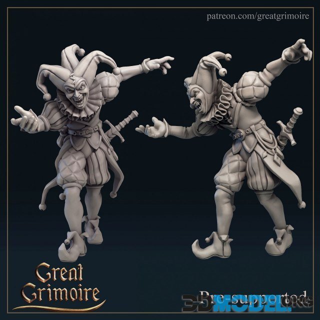 3D Model – Jester – Printable