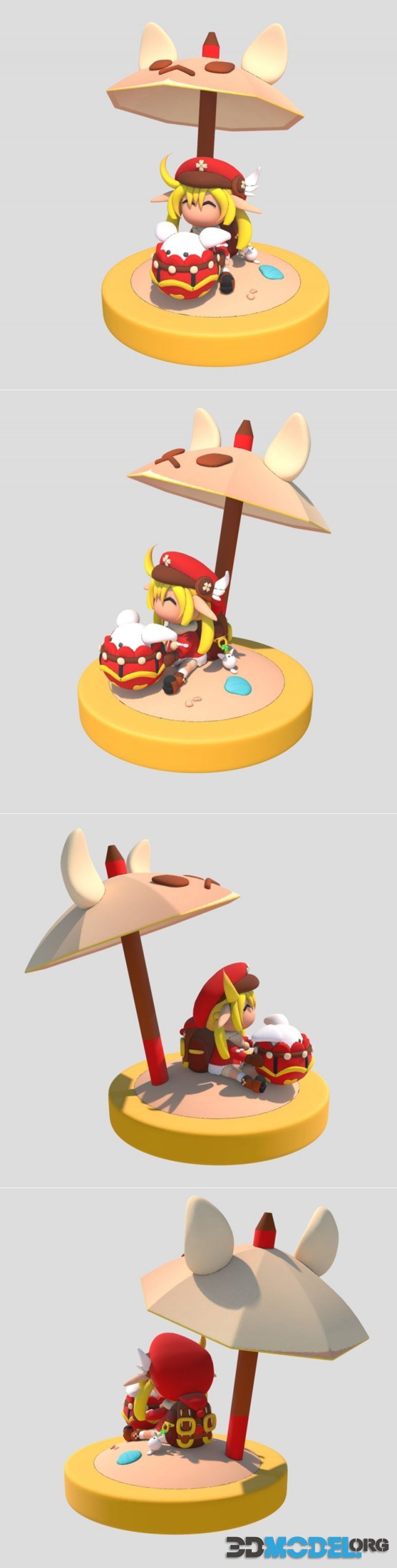 3D Model – Klee – Printable