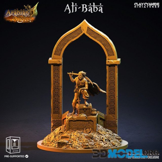 3D Model – Ali-Baba – Sculpture