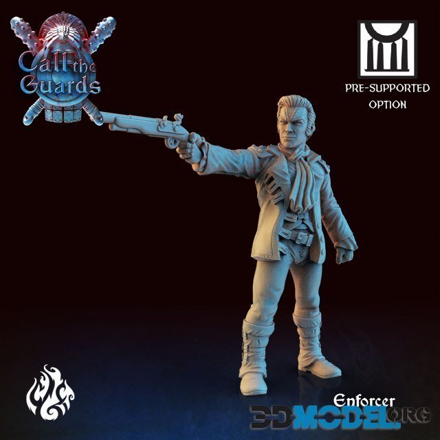 3D Model – Jedi Survivor Blaster - Model 13 and Enforcer and K3 ...