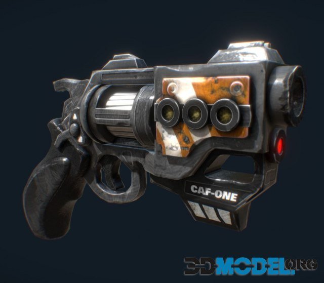 3D Model – CAF-ONE gun PBR