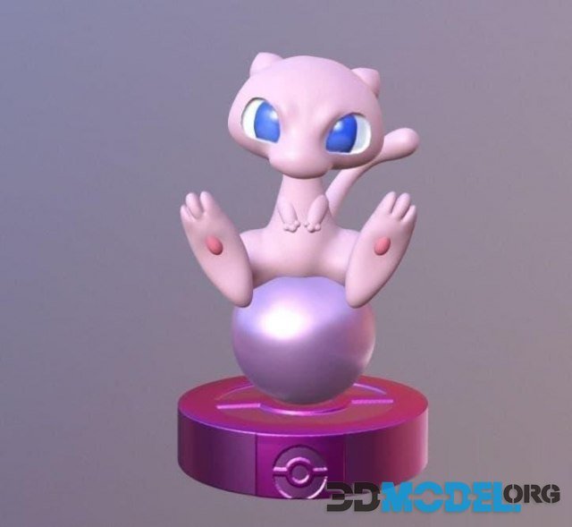3D Model – MEOW – STATUETTE