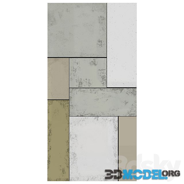3D Model – Mirror Random Mirror by Julian Chichester (vintage style)