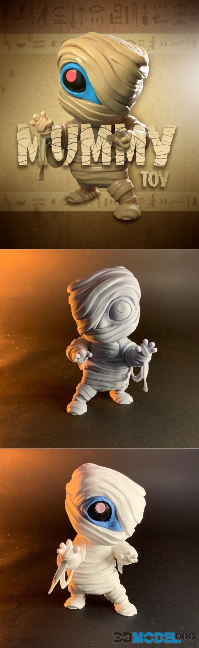 3D Model – Mummy – Printable