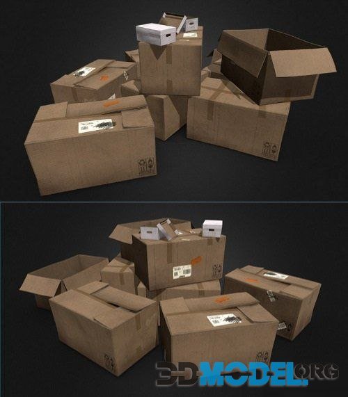 2D Graphics – 20 Cardboard Texture HQ