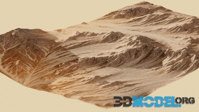 3D Model – Desert Land PBR