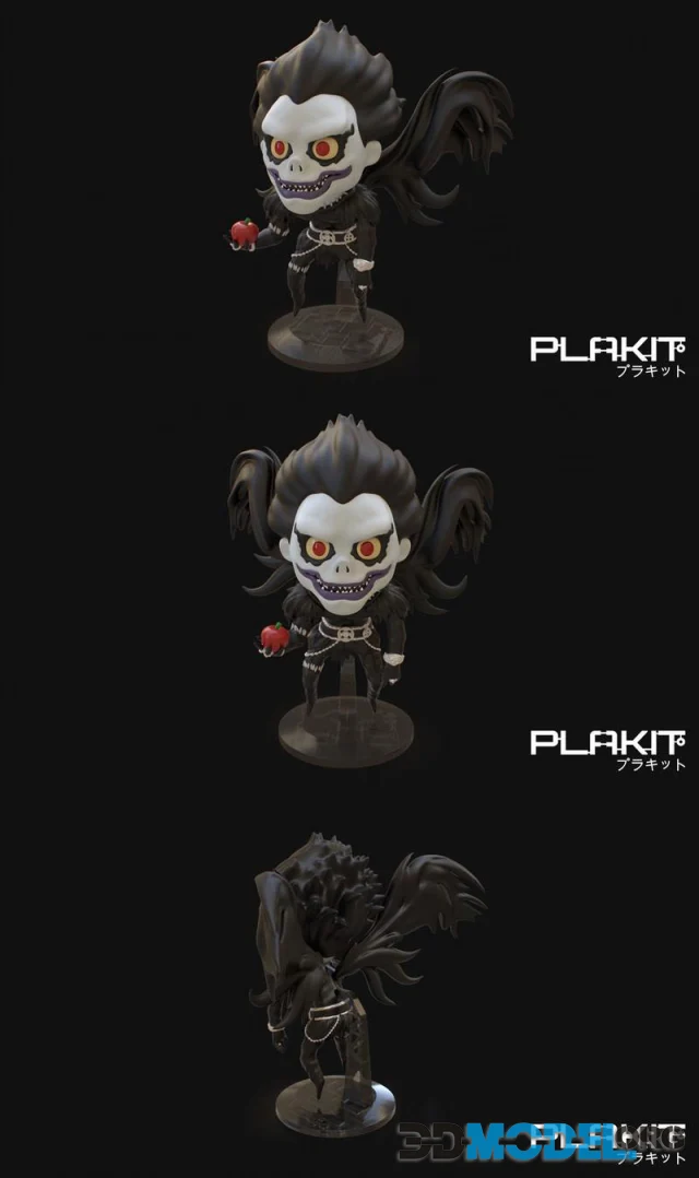 3D Model – PlaKit DeathNote