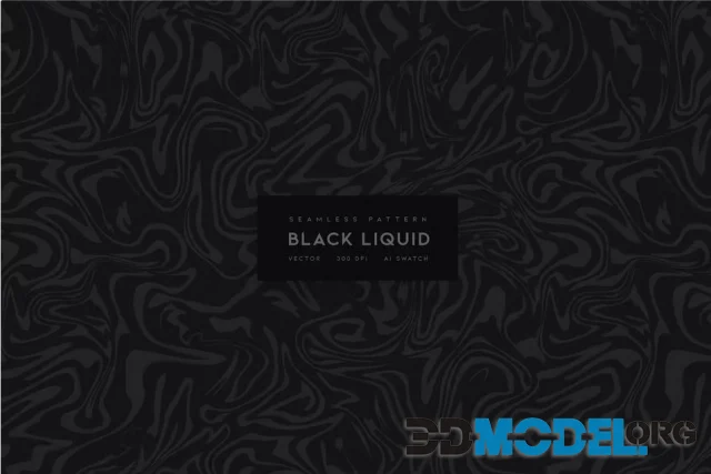 2D Graphics – Black Liquid