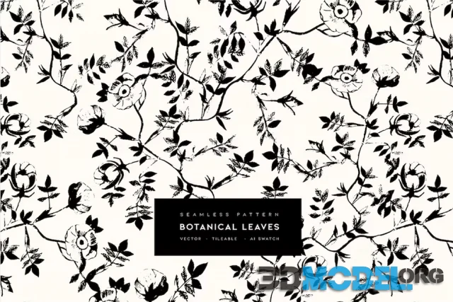 2D Graphics – Botanical Leaves