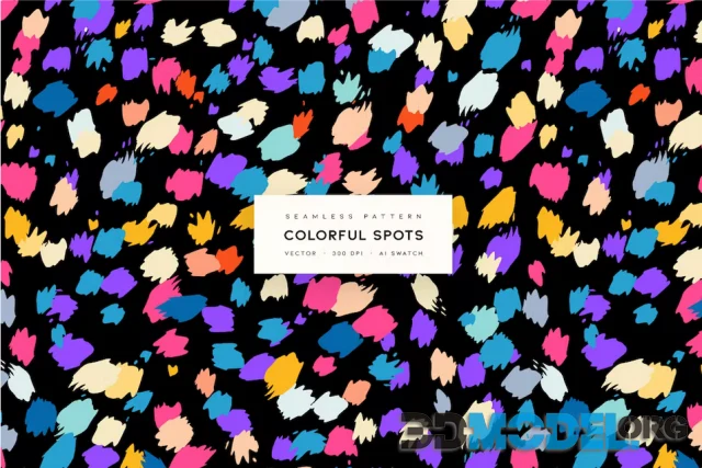 2D Graphics – Colorful Spots