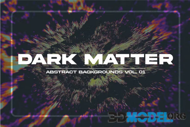 2D Graphics – Dark Matter - Abstract Backgrounds Vol 01