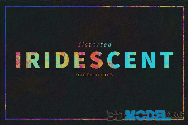 2D Graphics – Distorted Iridescent Backgrounds