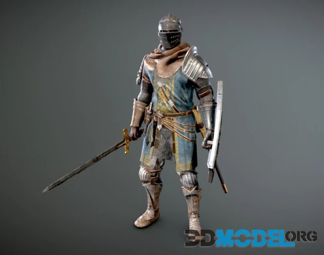 3D Model – Elite Knight (PBR)