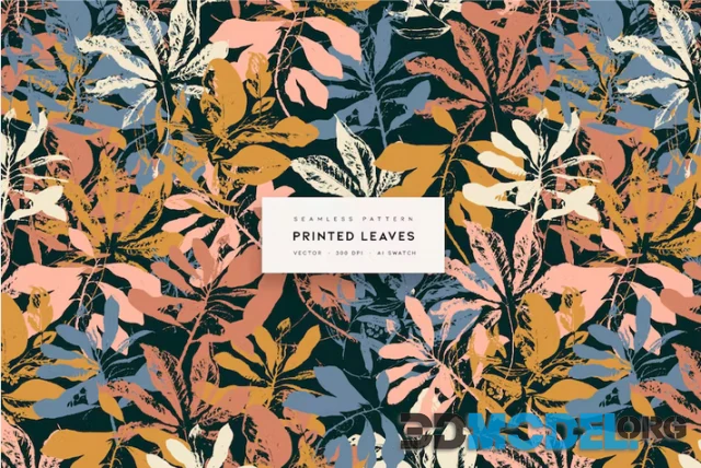 2D Graphics – Printed Leaves
