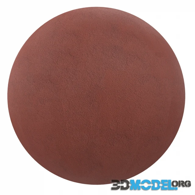 PBR Texture – Red concrete 02