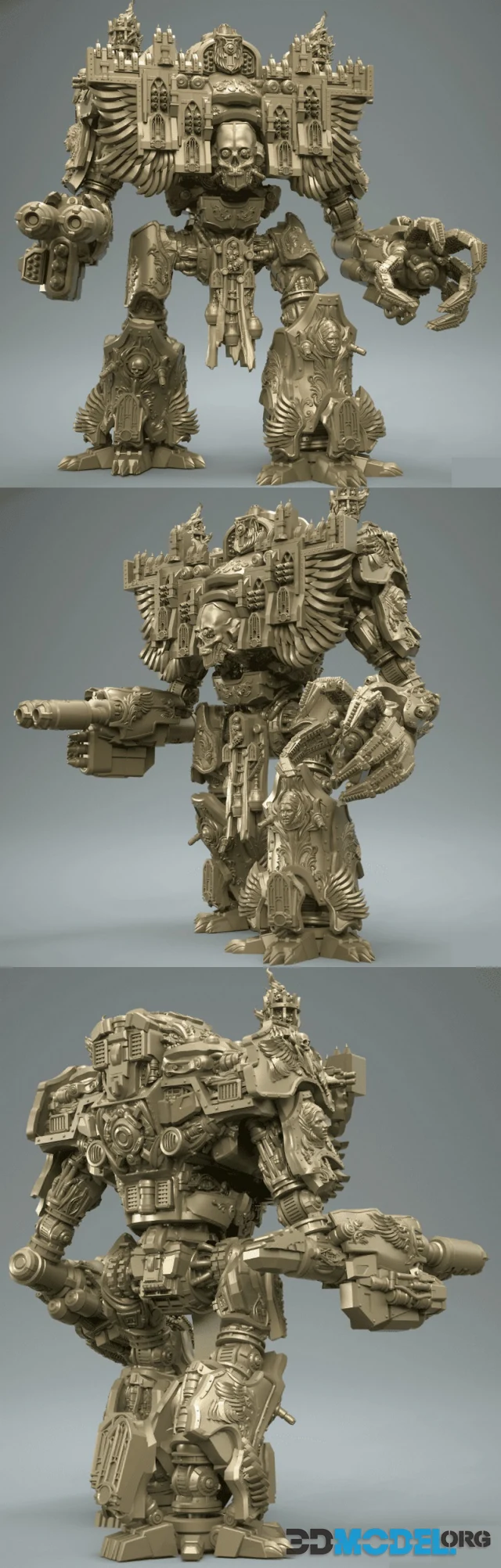 3D Model – Walking Cathedral