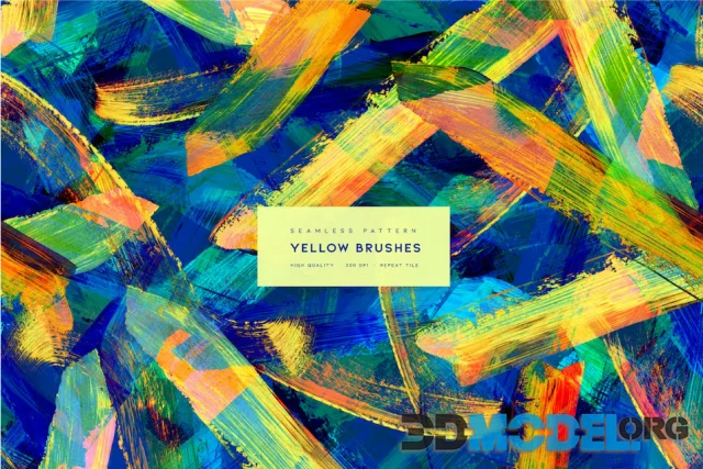 2D Graphics – Yellow Brushes