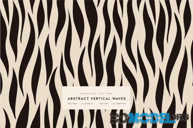 2D Graphics – Abstract Vertical Waves
