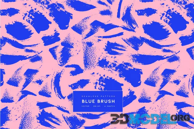 2D Graphics – Blue Brush