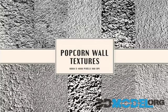 2D Graphics – Popcorn Wall Textures