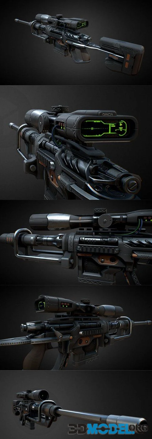 3D Model – SRR-Custom (PBR)