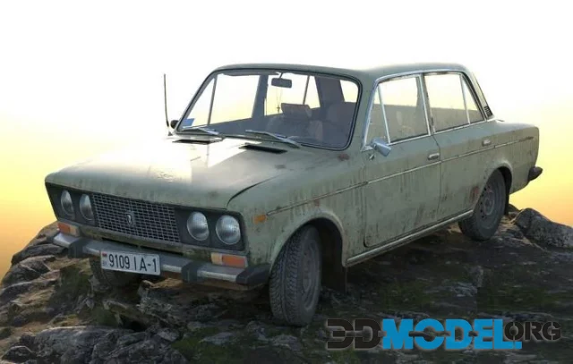 3D Model – VAZ 2106 (PBR)