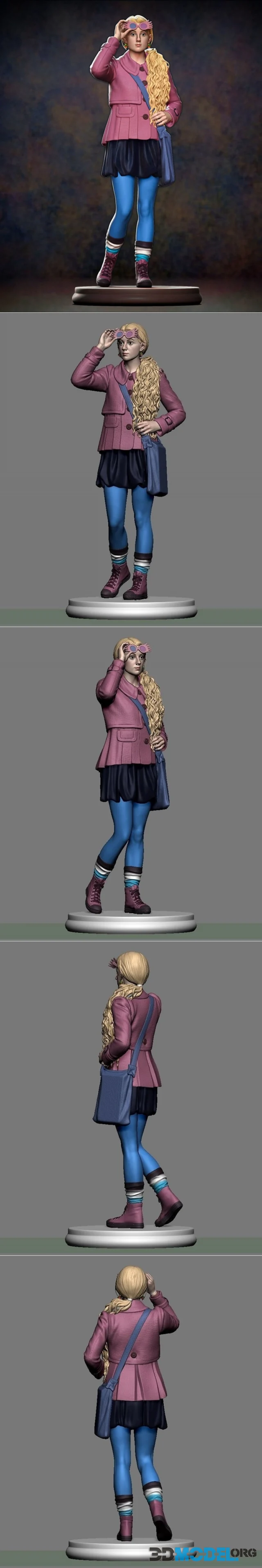 3D Model – Luna – Printable