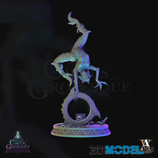 3D Model – Circus Acrobat 2 (Printable)