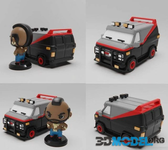 3D Model – PlaKit ATEAM SET1