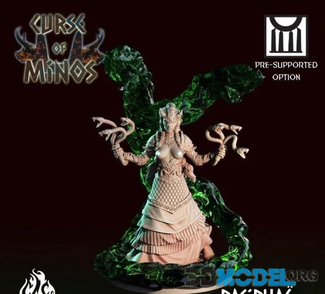 3D Model – Queen Pasifae