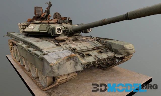 3D Model – T-90A Tank (PBR)
