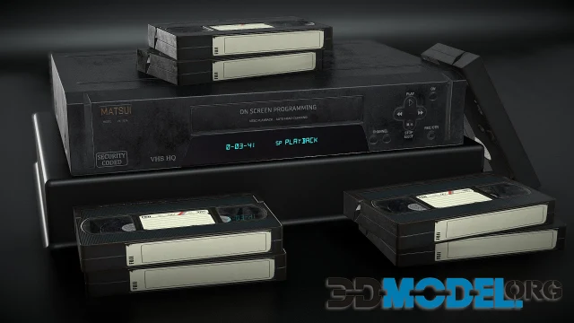 3D Model – VHS Scene (PBR)