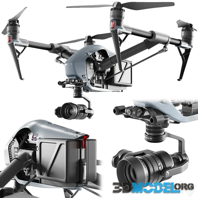 3D Model – DJI inspire 2