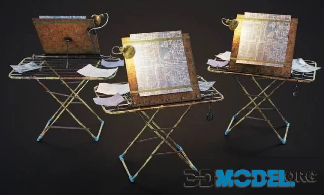 3D Model – Research Table