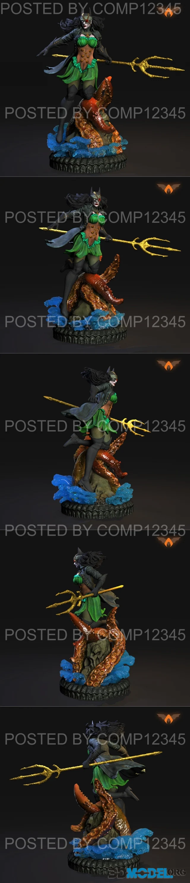 3D Model – Drowned – Printable