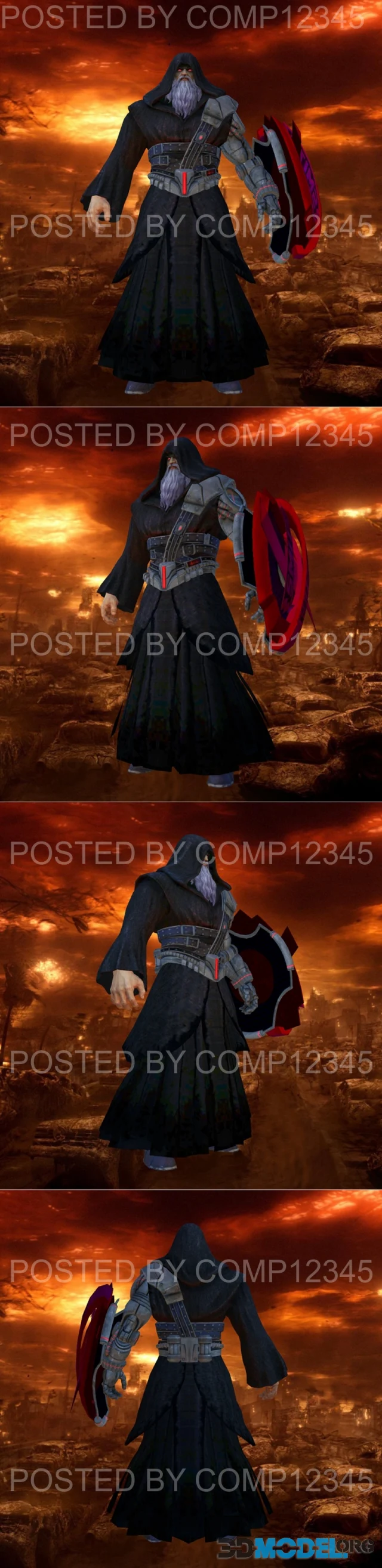 3D Model – Zeus – Printable