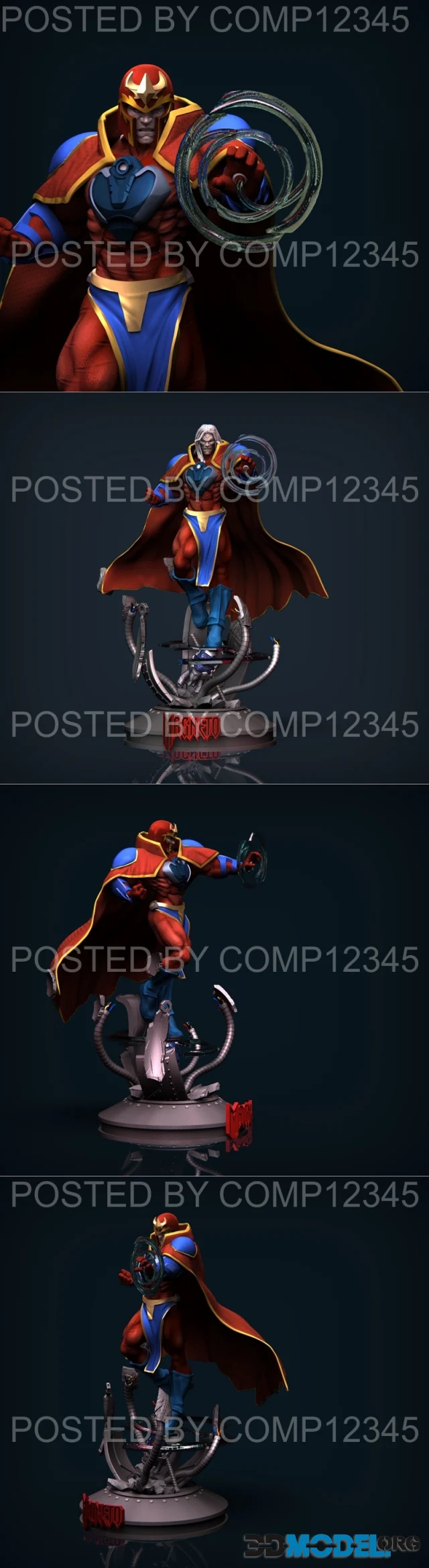 3D Model – Magneto – Printable