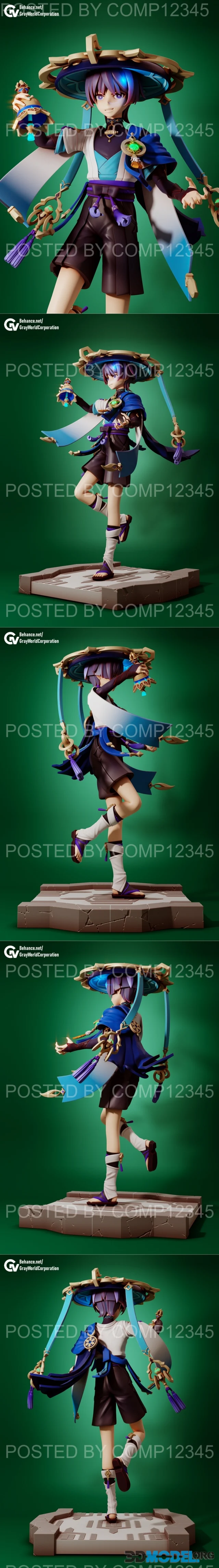 3D Model – Wanderer – Printable