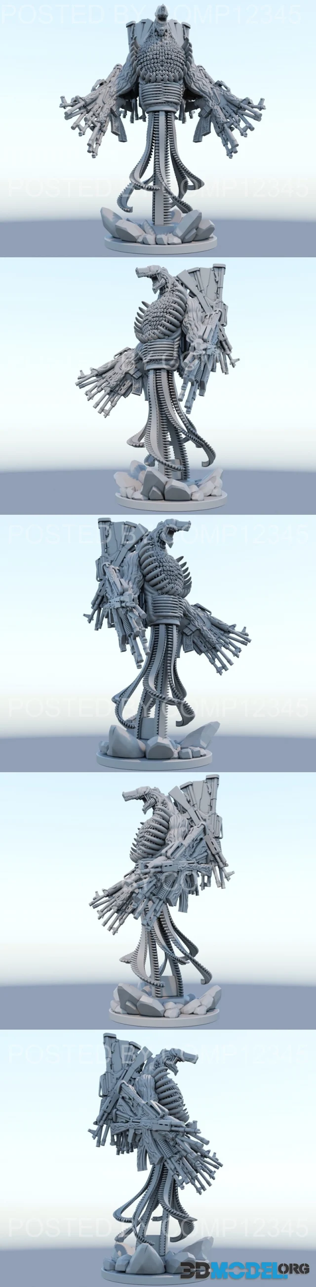 3D Model – Gun Devil – Printable