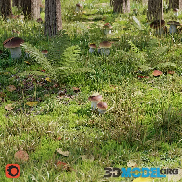 3D Model – Forestry set
