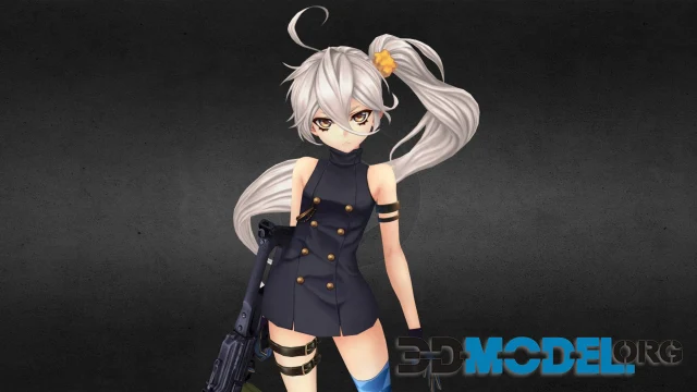 3D Model – Girls Frontline _ PKP