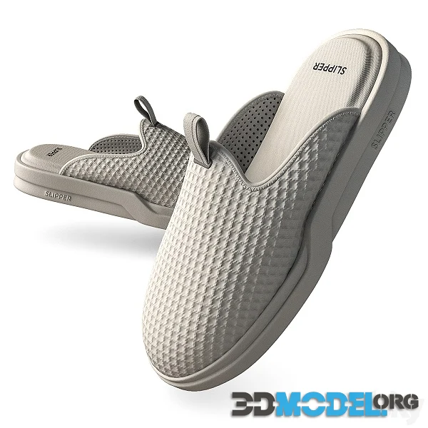 3D Model – Slippers