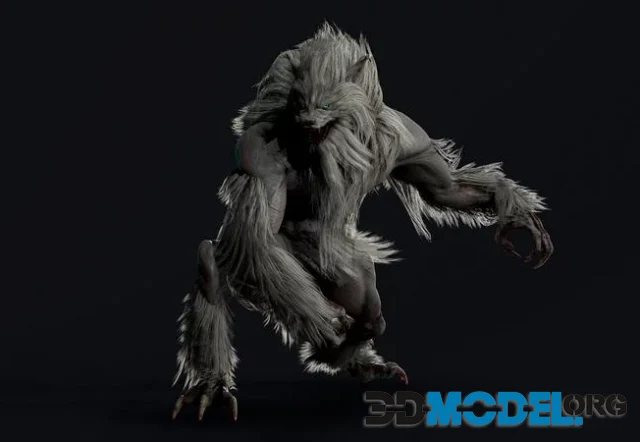 3D Model – Werewolf (PBR)