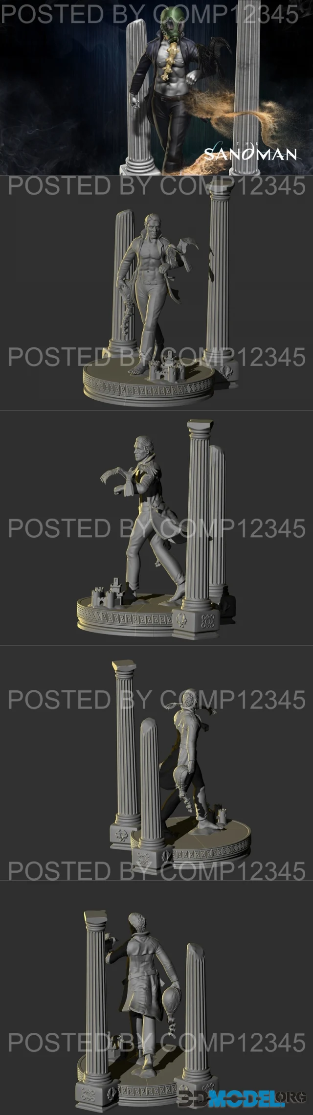 3D Model – Sandman – Printable