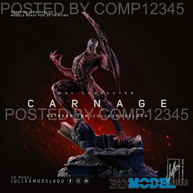 3D Model – Carnage – Printable
