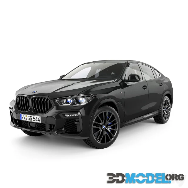 3D Model – BMW X6 2021