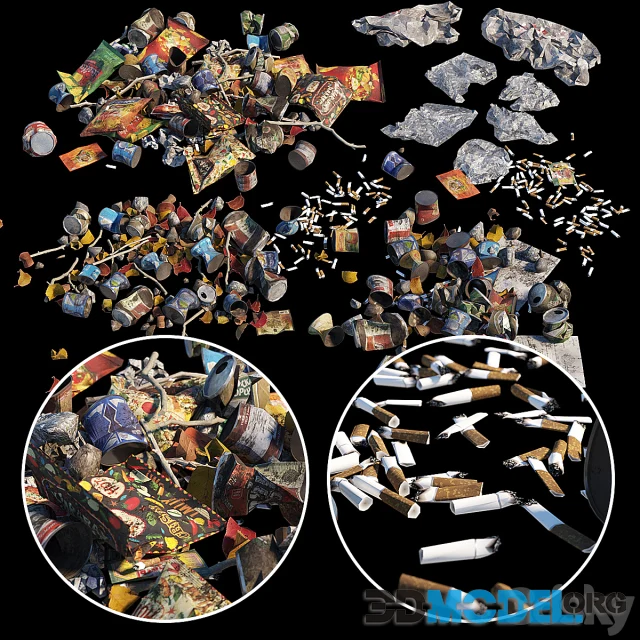 3D Model – Garbage