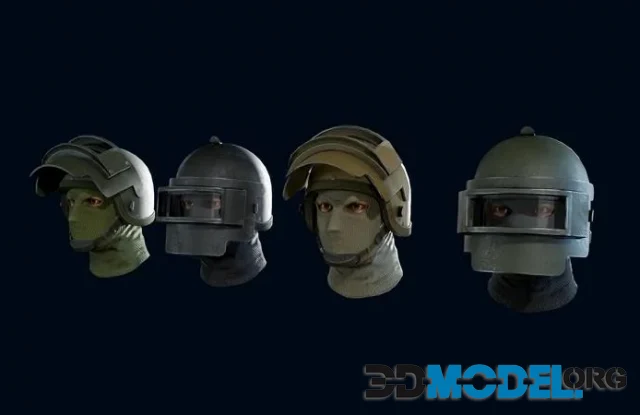 3D Model – Helmet