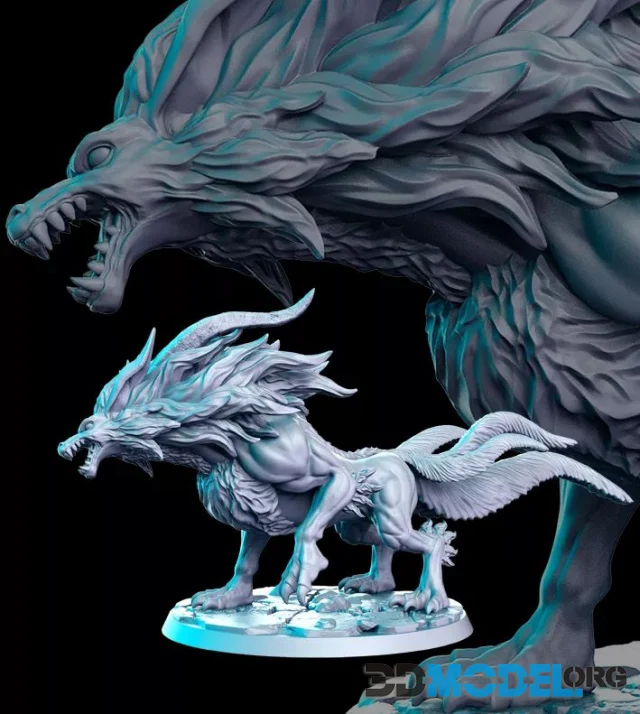 3D Model – Icewolf (3D-Print)