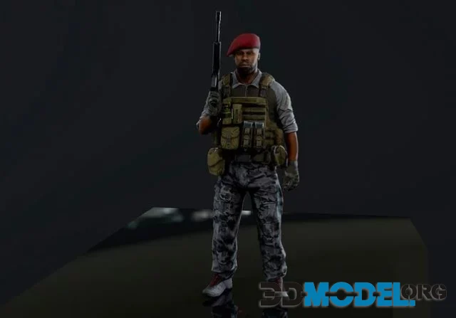 3D Model – Mercenary